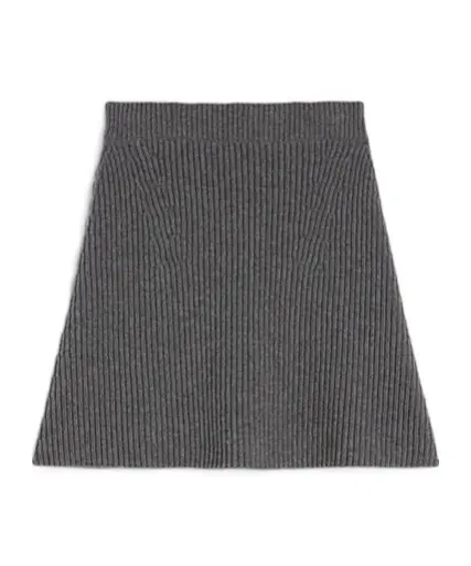 JIL SANDER Ribbed Knit Mini Skirt