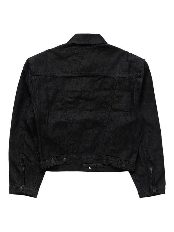 ENTIRE STUDIOS Shrunken Denim Jacket Raw - Black