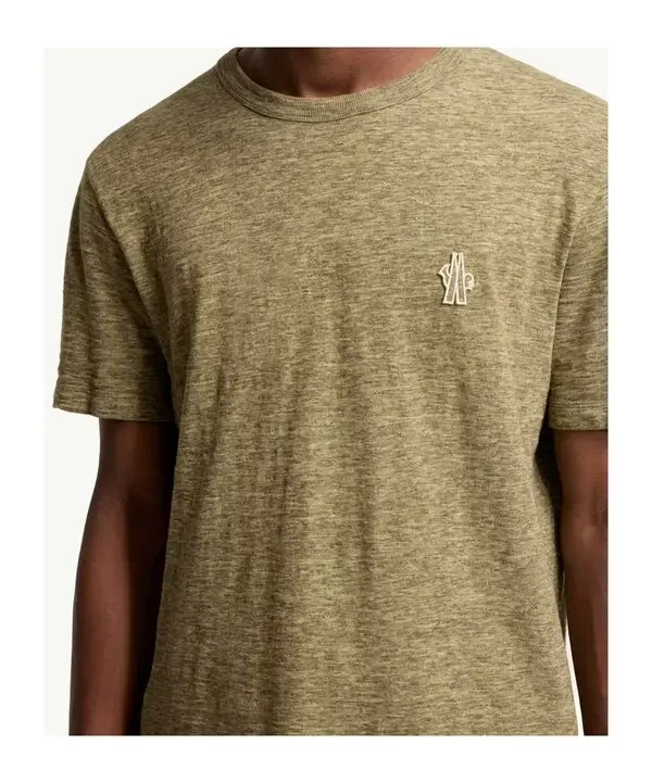 Moncler Logo-patch Crewneck T-shirt