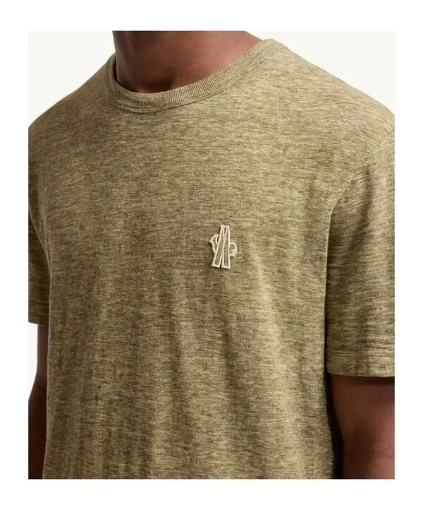 Moncler Logo-patch Crewneck T-shirt
