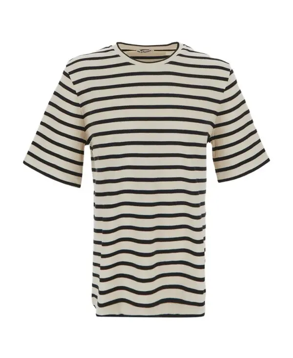 JIL SANDER Striped Crewneck T-shirt - No