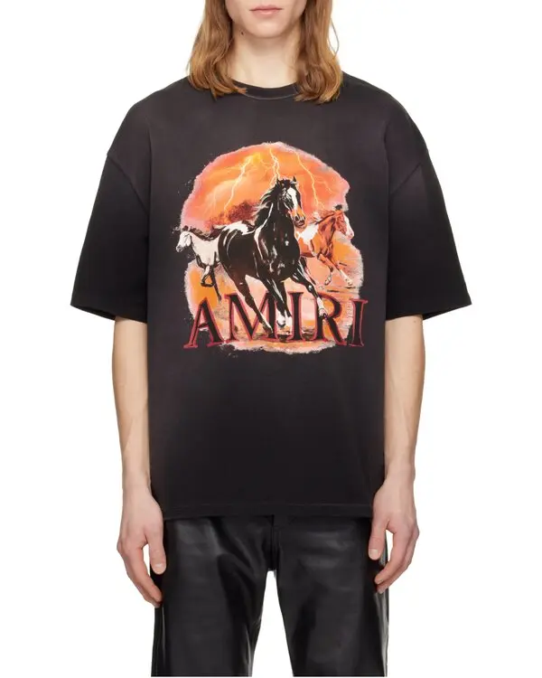 Amiri Plains Graphic Crewneck T-shirt