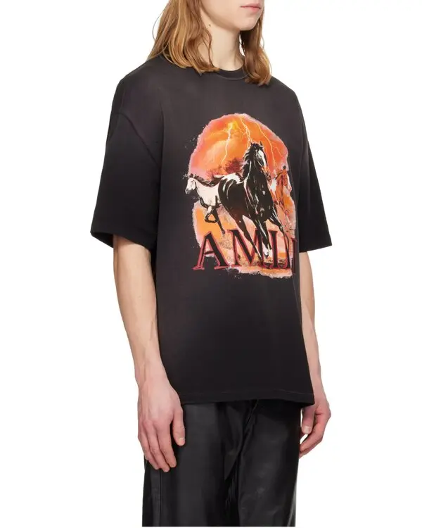 Amiri Plains Graphic Crewneck T-shirt
