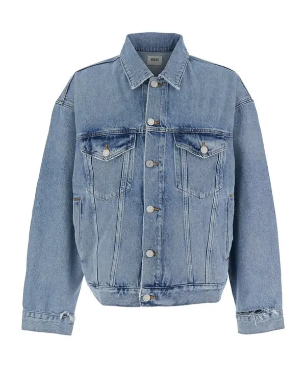 AGOLDE Stefano Long Sleeved Denim Jacket - Blue