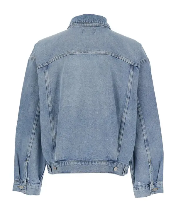 AGOLDE Stefano Long Sleeved Denim Jacket - Blue