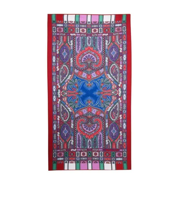 Etro Baroque-pattern Printed Beach Towel - Multicolor