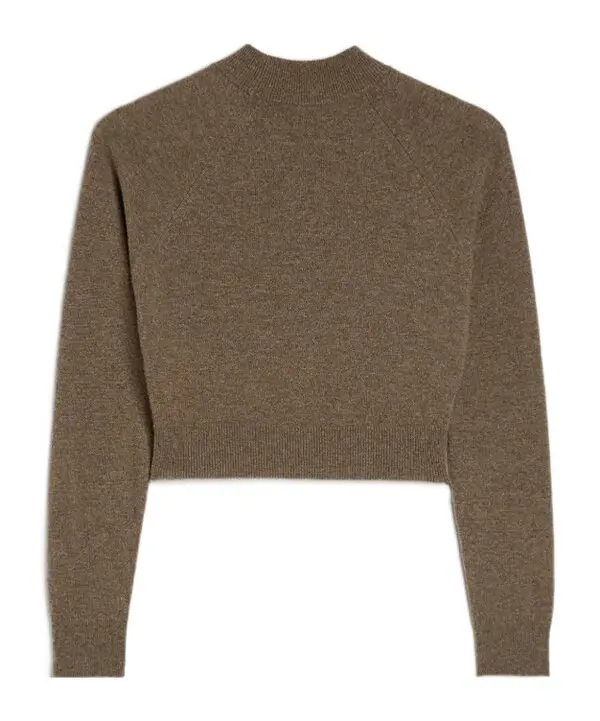 JIL SANDER Cropped Wool And Cashmere Knit Jumper