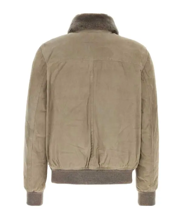 MOORER Antenore Bomber Down Jacket - Brown