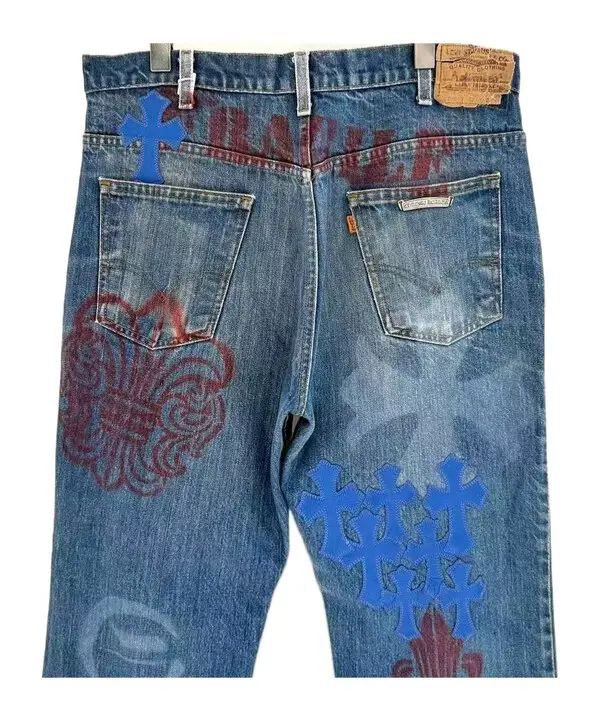 Chrome Hearts Embellished Jeans