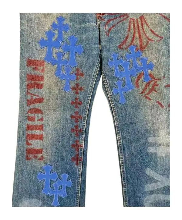 Chrome Hearts Embellished Jeans