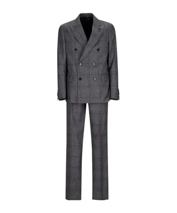 LARDINI Long-sleeved Suit Two-piece - Grey