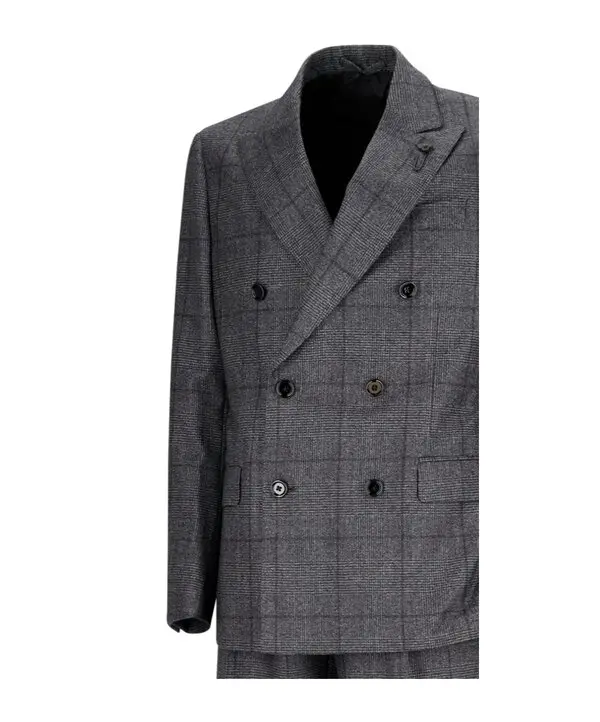 LARDINI Long-sleeved Suit Two-piece - Grey