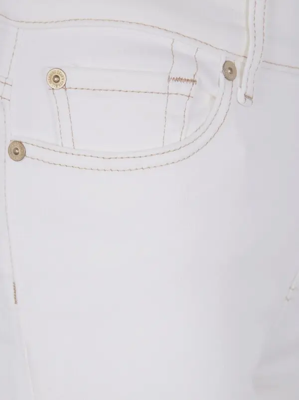 7 For All Mankind Daisy Jeans - White