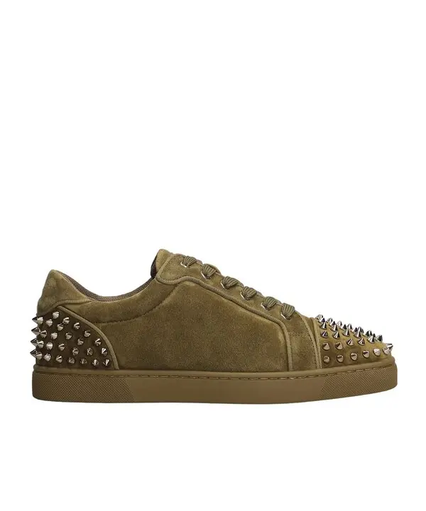 CHRISTIAN LOUBOUTIN Seavaste 2 Lace-up Sneakers With Spiked Detailing