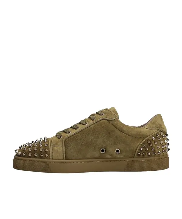 CHRISTIAN LOUBOUTIN Seavaste 2 Lace-up Sneakers With Spiked Detailing