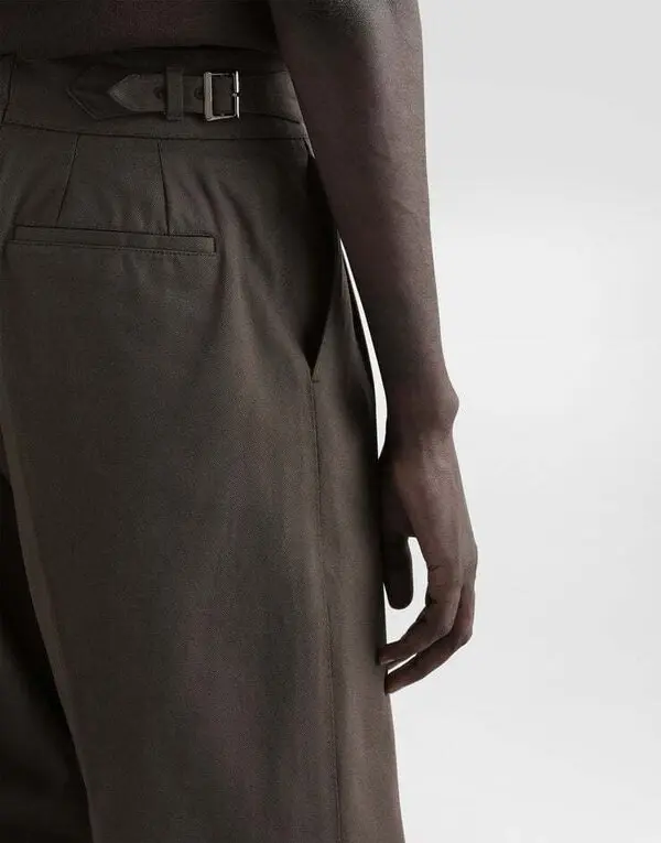 Dolce & Gabbana Pleated Twill Trousers