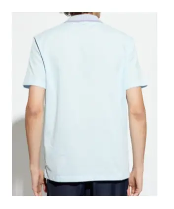 Versace Greca-collar Short-sleeved Polo Shirt