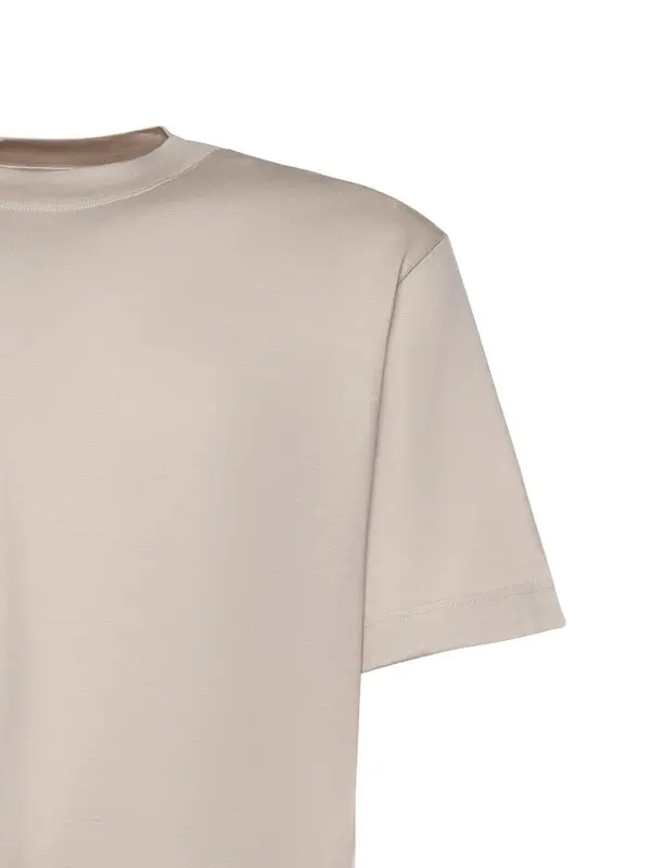 Eleventy Relaxed Crew-neck T-shirt - Nude
