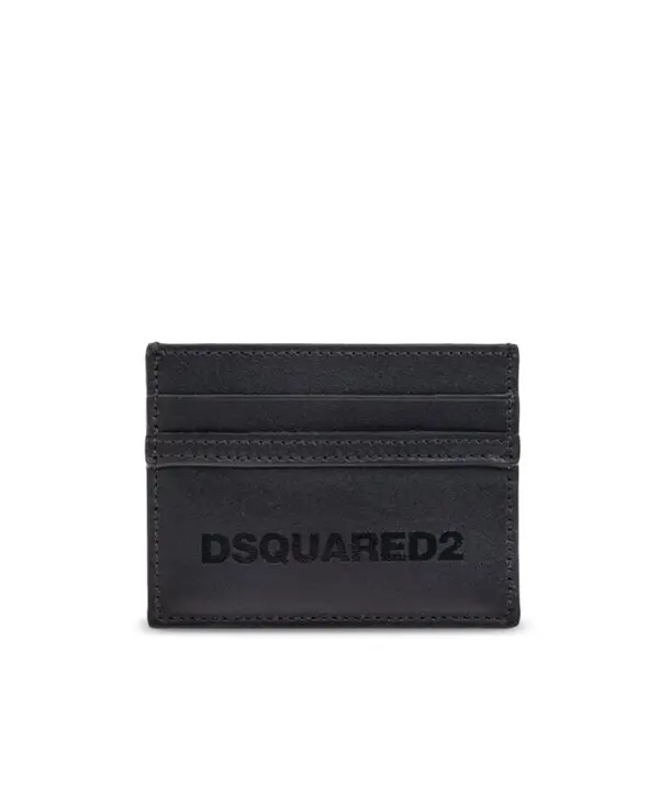 Dsquared2 Logo-printed Credit Card Holder - Black