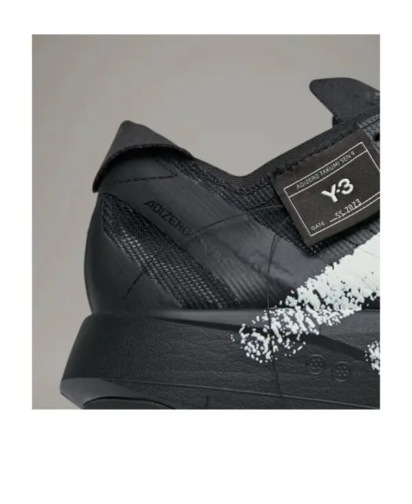 Y3 Striped Low-top Sneakers - Black