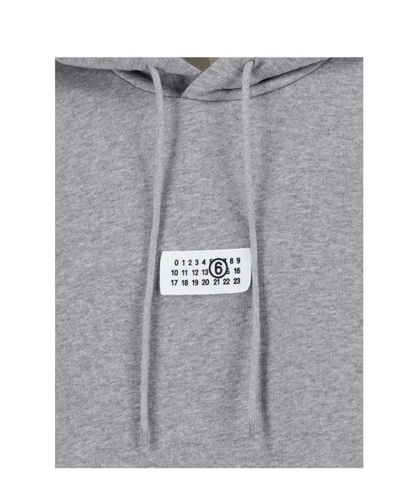 MAISON MARGIELA Drawstring Hoodie - Light Grey