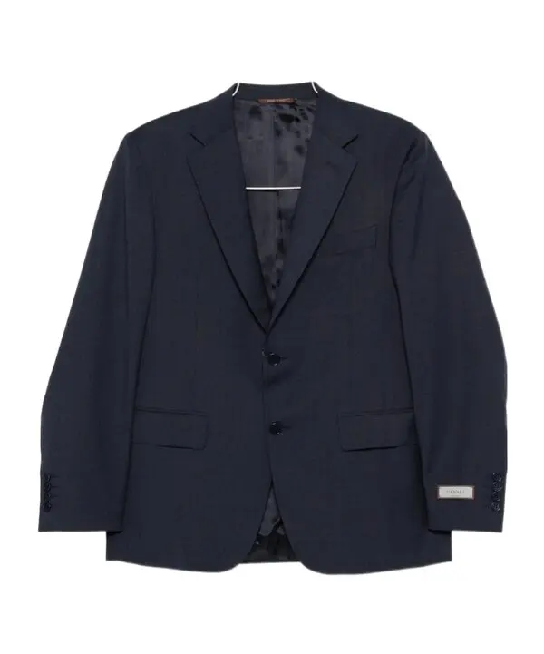 Canali Long-sleeved Suit And Trousers Set - Black