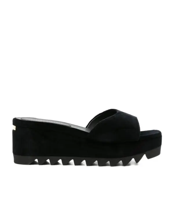 Stella McCartney Square-toe Wedge Sandals