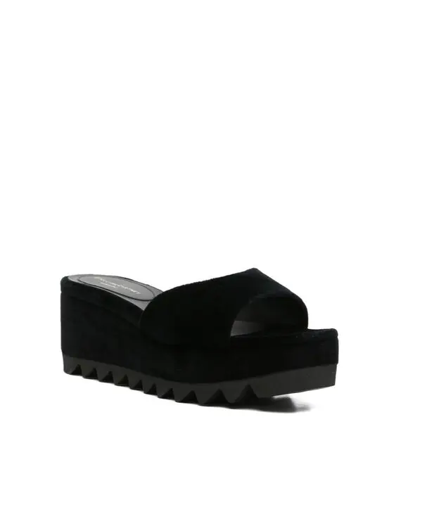 Stella McCartney Square-toe Wedge Sandals