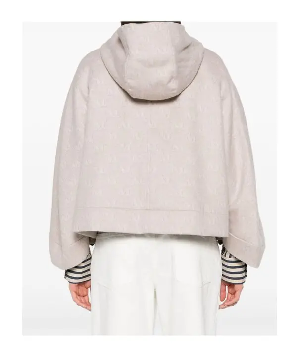 Max Mara Serio" Cape With Hood