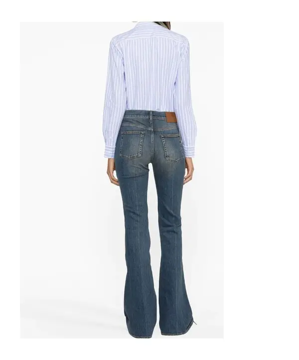 Polo Ralph Lauren Classic Fit Oxford Shirt With Vertical Stripes And Pony Logo