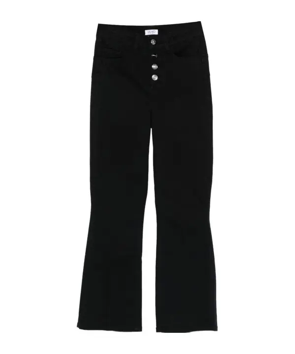 Liu Jo Wide-leg Buttoned Jeans