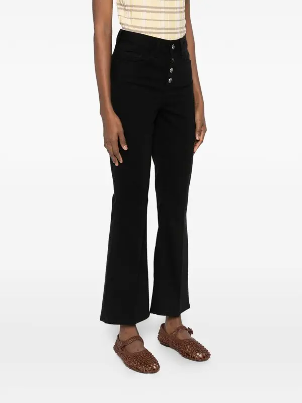 Liu Jo Wide-leg Buttoned Jeans