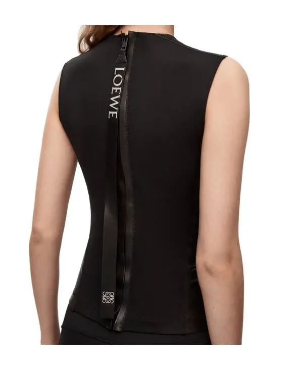 Loewe Stretched Zipped Tank Top