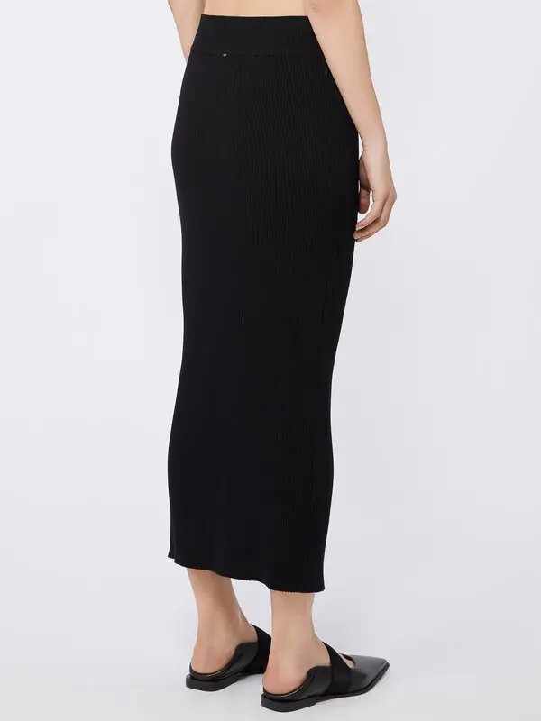 Sportmax Knit Pencil Skirt With Zip Detail