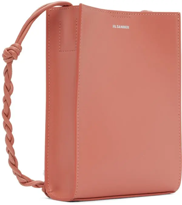 JIL SANDER Tangle Logo Crossbody Bag - Pink