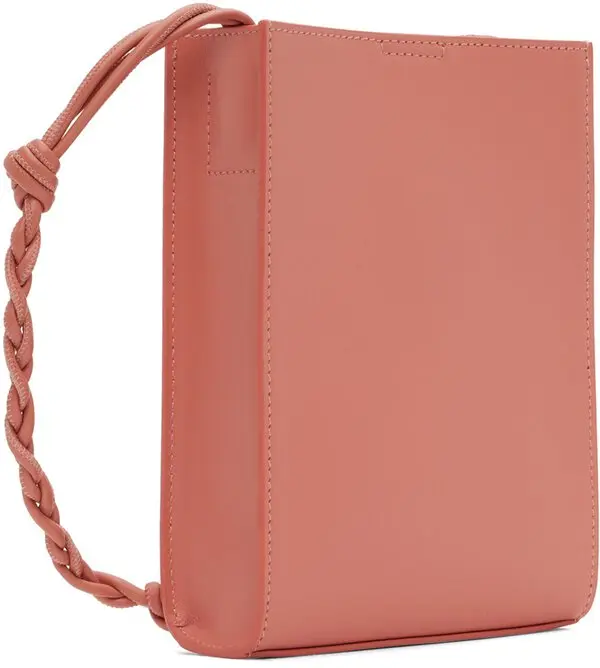 JIL SANDER Tangle Logo Crossbody Bag - Pink