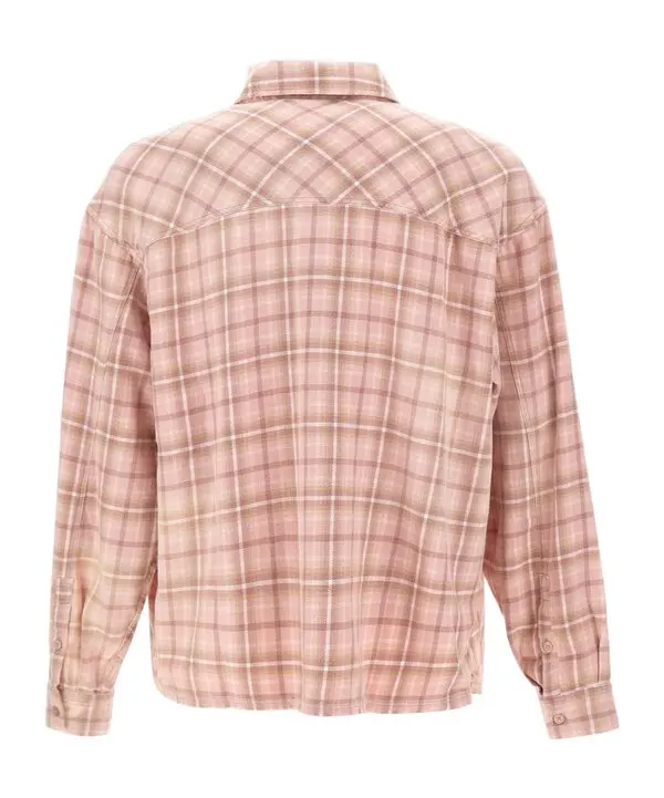 REPRESENT Checked Oversized Shirt - Nude