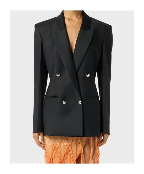 Blumarine Double-breasted Fitted Blazer