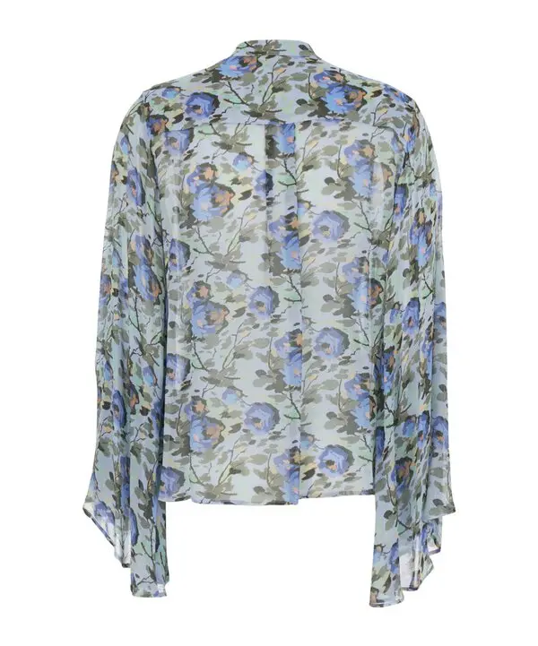 SEMICOUTURE Long Sleeve Printed Blouse