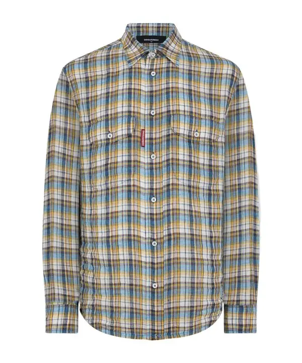 Dsquared2 Check Pocket Shirts - Multicolor