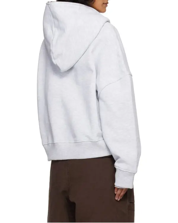ENTIRE STUDIOS Long-sleeved Zippered Sweatshirt - White