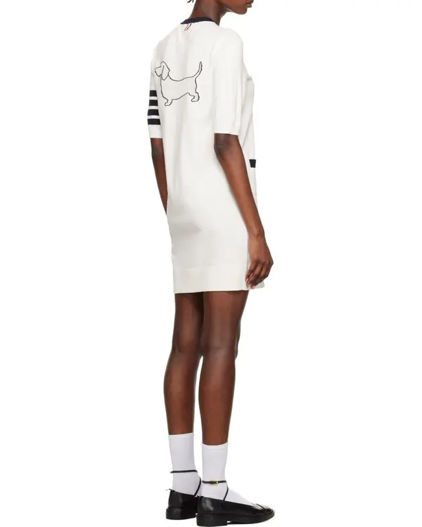 Thom Browne Hector Motif Mini Dress