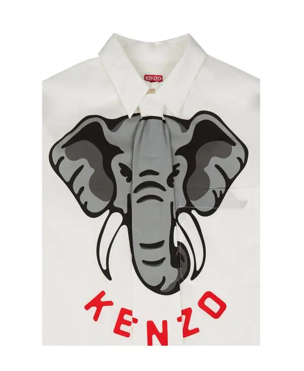 Kenzo Elephant Printed T-shirt