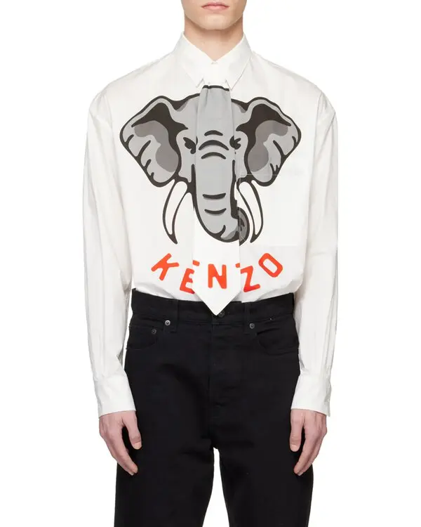Kenzo Elephant Printed T-shirt