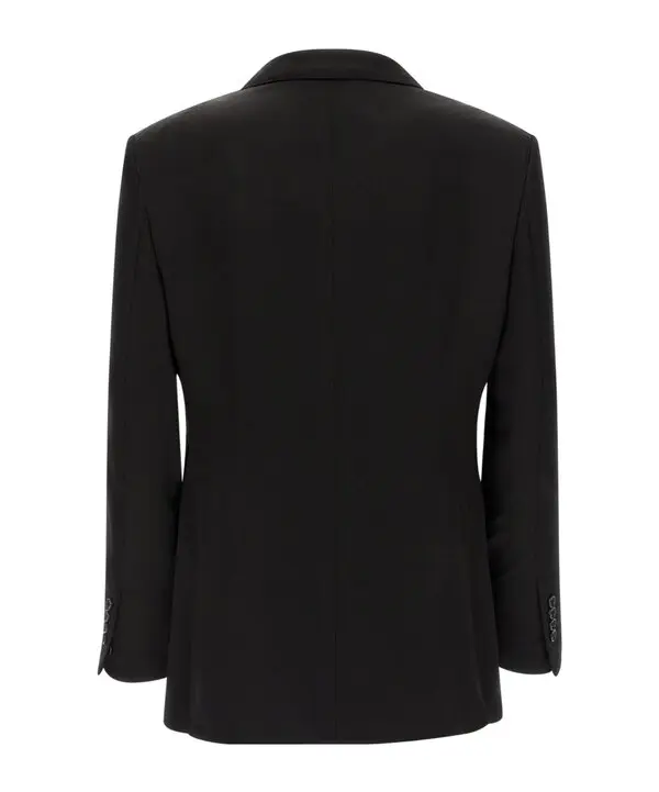 TOM FORD Double Breasted Blazer - Black