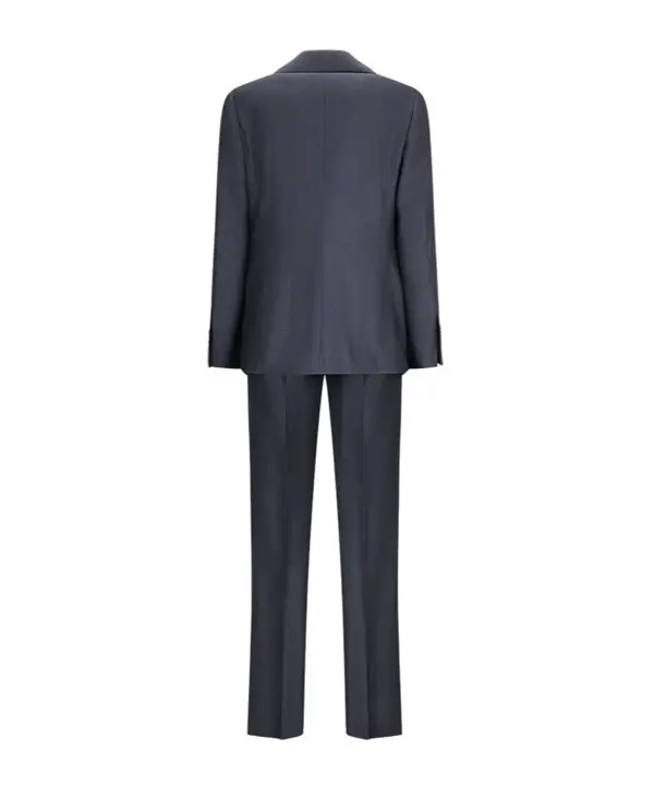 LARDINI Single-breasted Wool Suit - Black