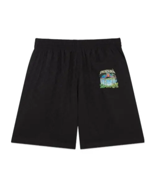 Casablanca Jacquard Drawstring Shorts