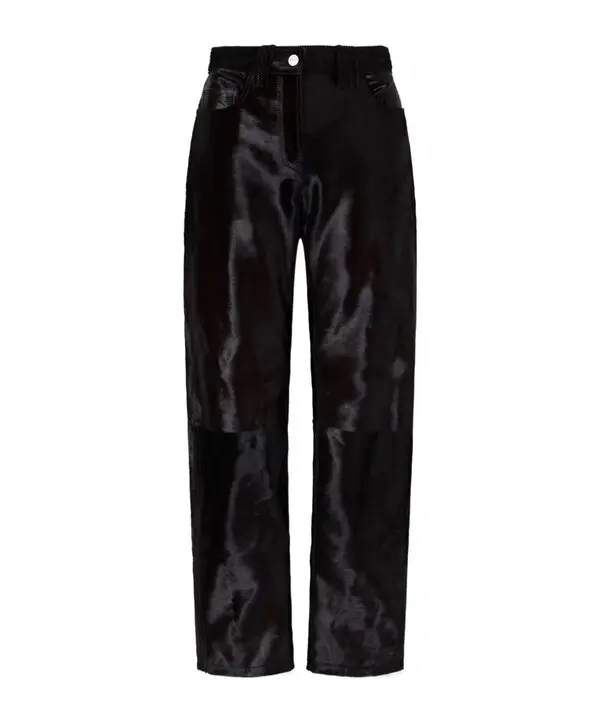 Khaite Callum Straight Leg Casual Pants - Black