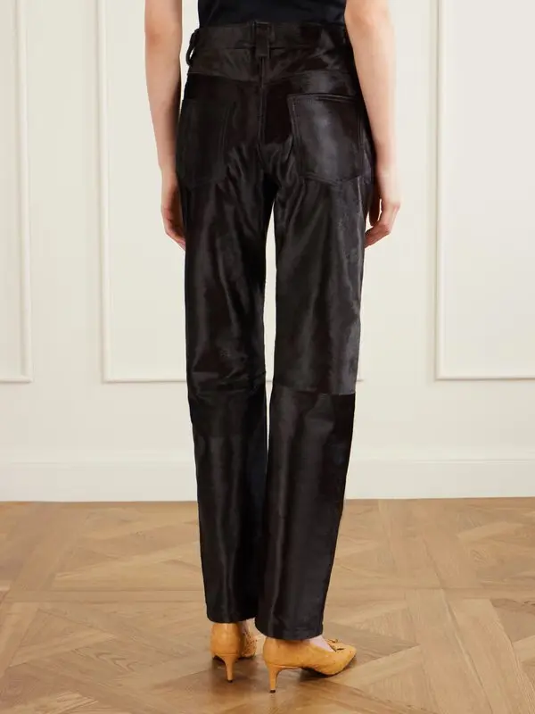 Khaite Callum Straight Leg Casual Pants - Black