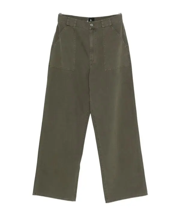ANINE BING Grayson Trousers - Green